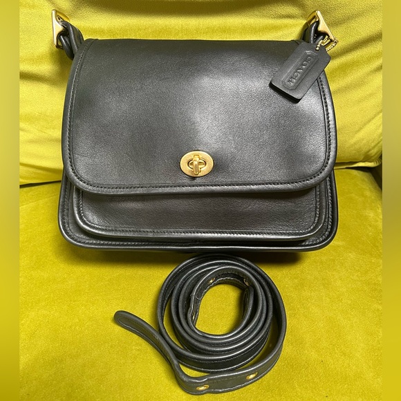 Coach | Bags | Coach Rambler Legacy Vintage Authentic Black Hang Tag ...